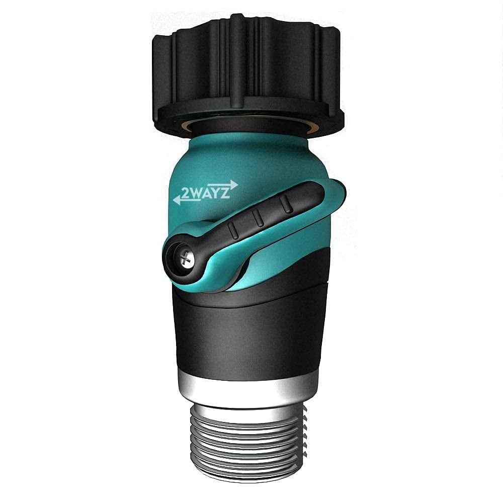 2wayz - Garden Hose Shut Off Valve, Tight Seal Ball Valve Hose Fitting ...