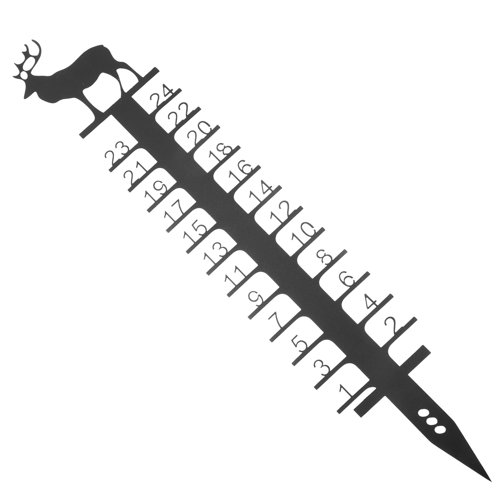 Regla para medir la nieve, detector de jardín, medidor de yarda ...