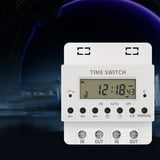 220V Digital Timer Switch Electronic Hour Weekly Programmable Time ...