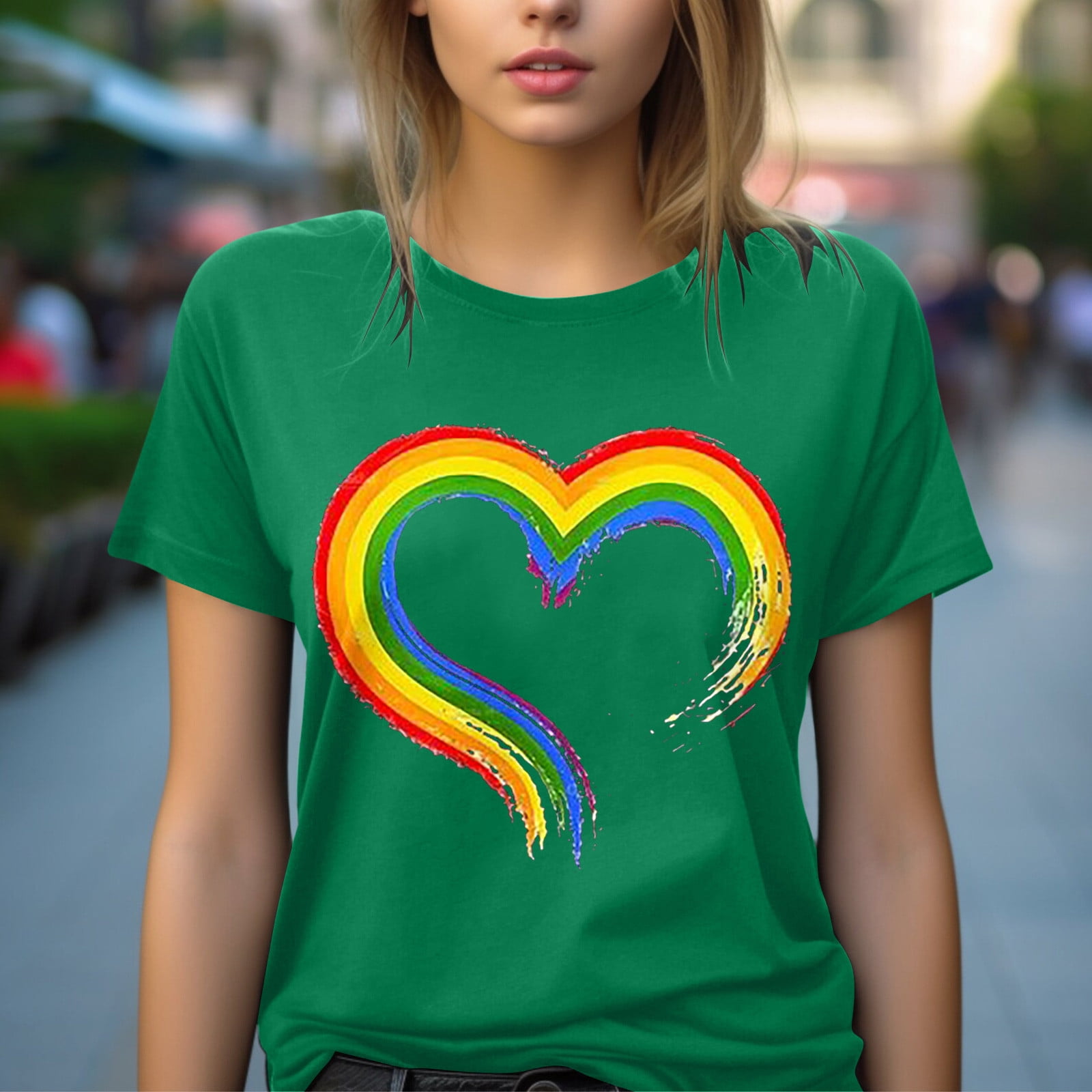 Click here for Styesk T Shirts For Women Womens Casual Printing R... prices