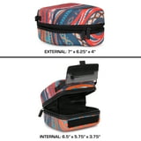 USA Gear Quick Access DSLR Hard Shell Camera Case (Southwest) w/ Molded ...