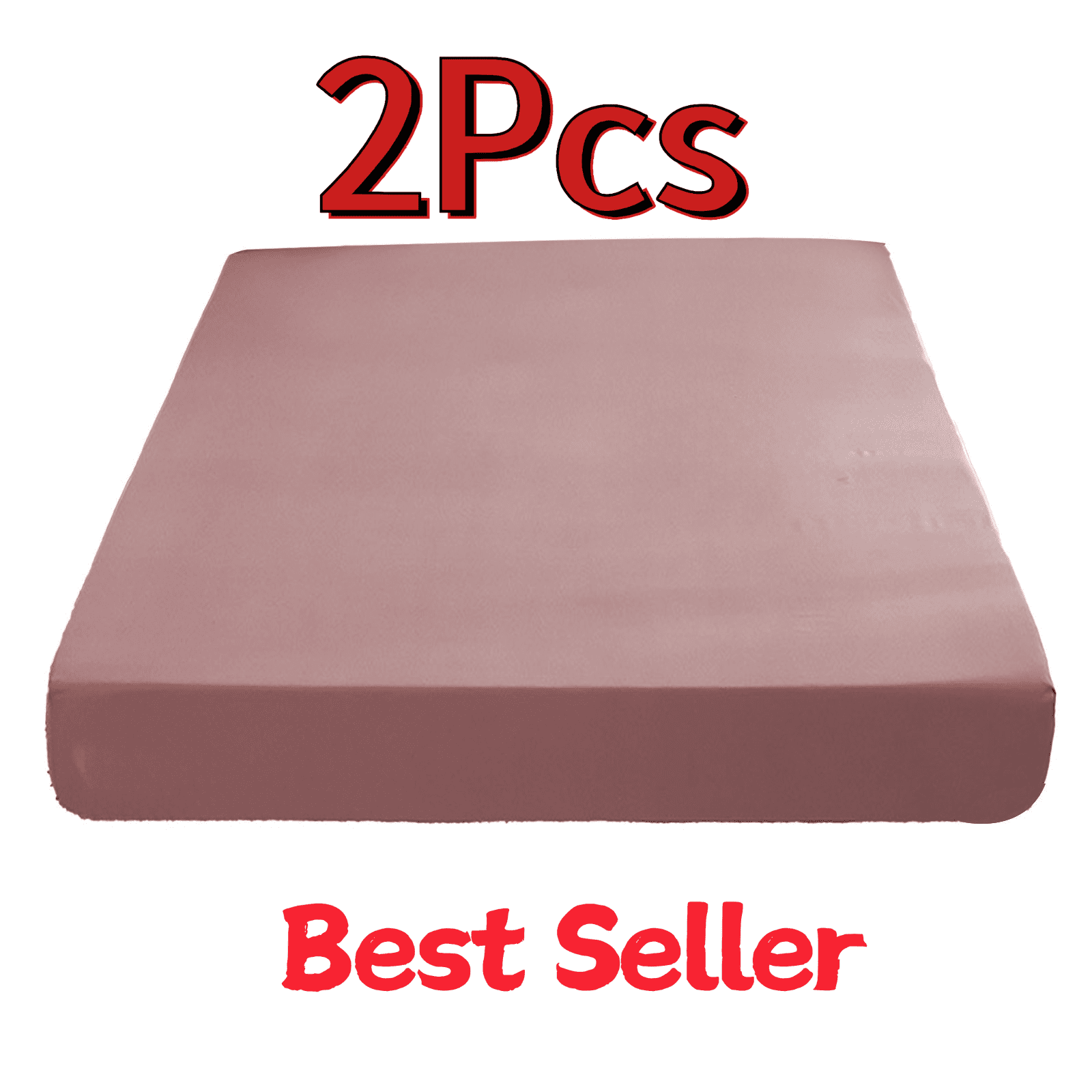 Click here for Slynshome Twin Fitted Sheet 2pcs Hotel Luxury Sing... prices