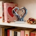 Chanana Heart Acrylic Sign Decorative Plaque Valentine's Day Decor 2D ...
