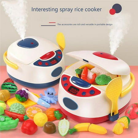 Kids Kitchen Toys Simulation Electric Rice Cooker Kitchen Game Electric ...