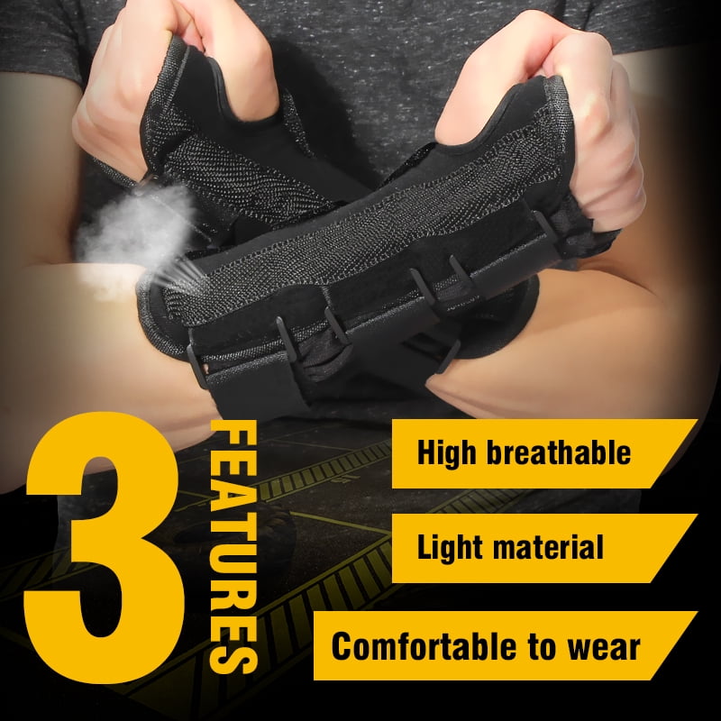 Medical Carpal Tunnel Wrist Brace, Right/Left Hand Splint Support Gym ...