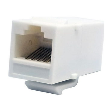 COMZON Cat6 Keystone Inline Coupler - RJ45 Female to Female Connector ...