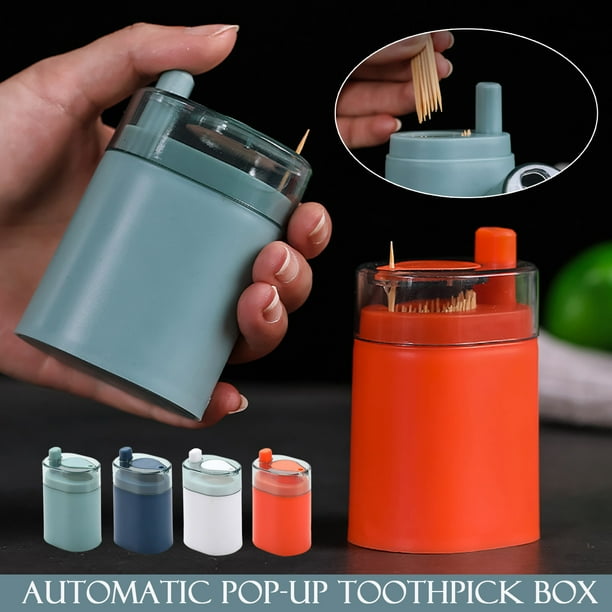 Best Price, Automatic Pop-up Toothpick Box Container Portable Toothpick ...