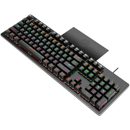 104 Keys Wired Full Size Mechanical Gaming Keyboard with Wireless ...