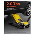 Low Profile Floor Jack 2 Ton, Hydraulic Trolley Jack with Dual Pistons ...