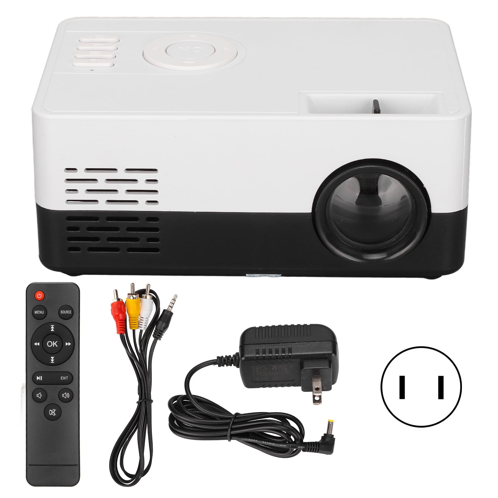 Mini proyector casero portátil LED 30000 horas vida del grano de la ...