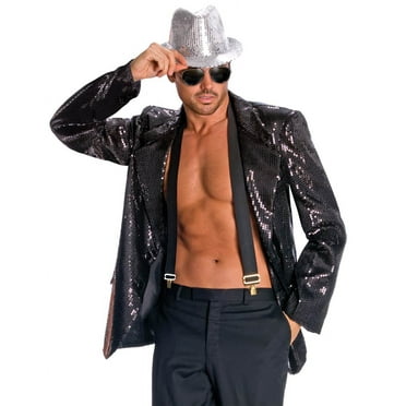 Silver Disco Jacket Adult Halloween Costume - Walmart.com
