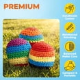Footbag Hacky Handmade Knitted Sack Assorted Footbag Crochet Hacky ...