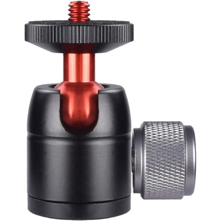 Mini Ball Head Adapter with 360 Degree Rotating Aluminum Tripod Head ...