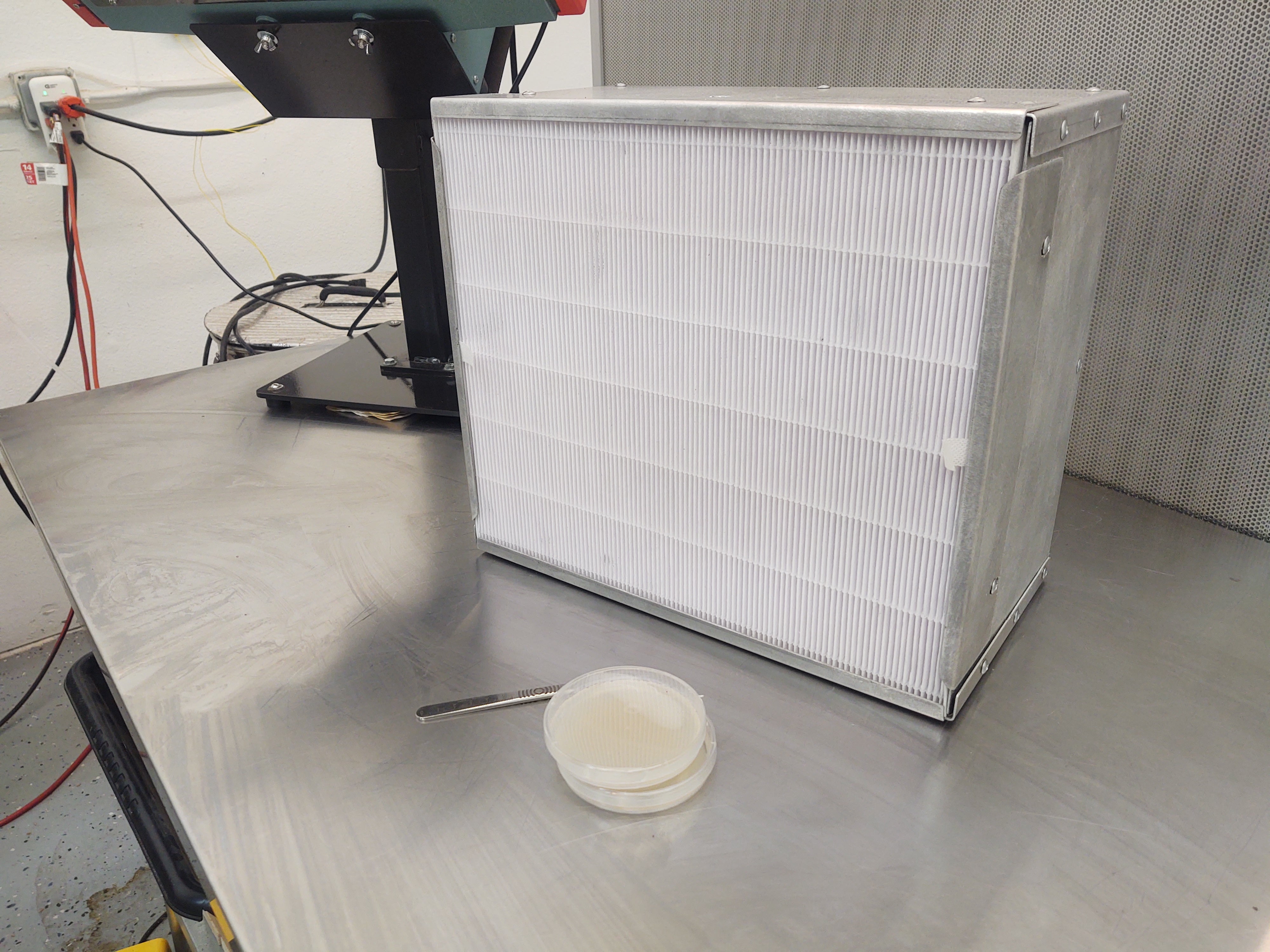 Mycology-Supply Laminar Flow HEPA Filter 24 X 24 X 14 Model Mushroom ...