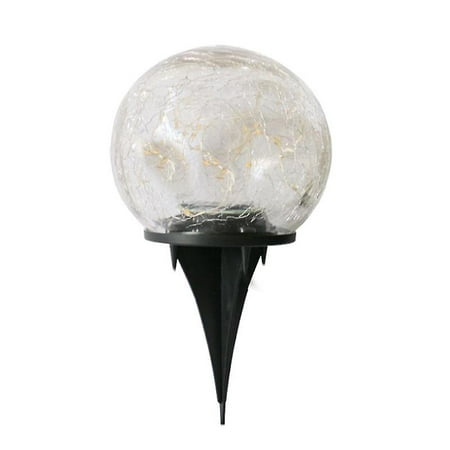 Yh Solar Lights Outdoor Garden Decor Glass Solar Gazing Globe Light ...