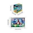 Soccer Accuracy Target Game, Foldable Soccer Goal with Precision Target ...