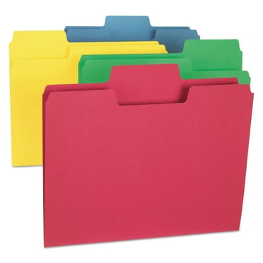 Universal Top Tab Manila File Folders, 1/3-Cut Tabs, Assorted Positions ...