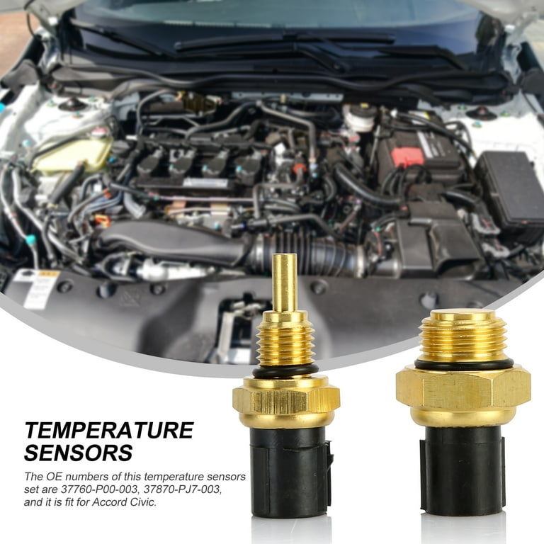 Coolant Temp Sensor 2PC Cooling Fan Switch Kit Set For Honda Accord CR ...