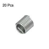 Uxcell M6 x 1 2D 12mm 304 Stainless Steel Wire Thread Insert Threaded ...