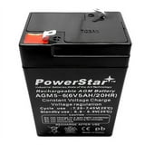 UB645 6V 4.5Ah WP4-6 ES4-6 LC-RB064P SLA0905 Battery by PowerStar ...