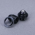 Pretyzoom 10Pcs LED Lamp Socket Replacement Black Round Holder with ...