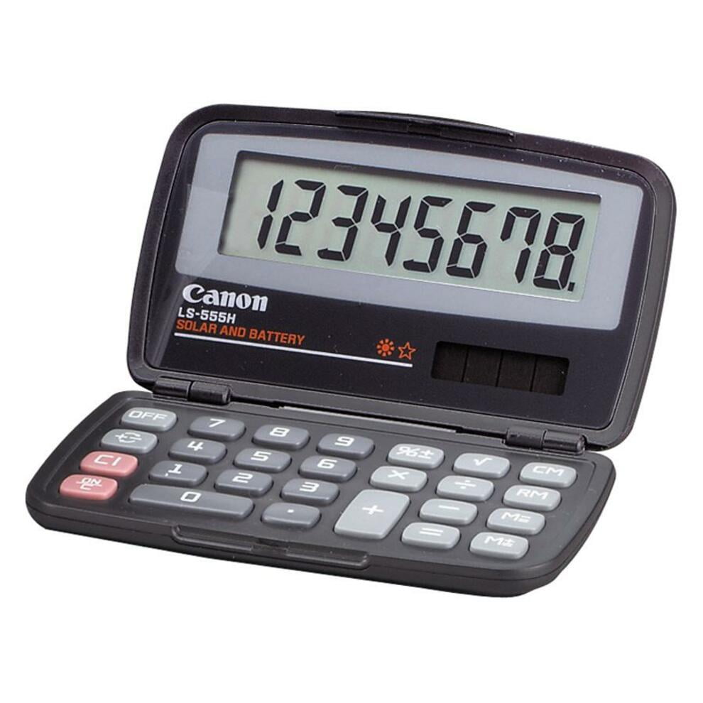 Canon LS555H Compact Pocket Calculator - Walmart.com