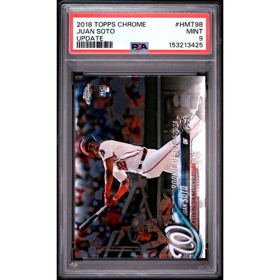 2018 Topps Chrome Update Juan Soto #HMT98 PSA 9 - Walmart.com