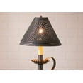 Plantation Candlestick Lamp with Chisel Shade in Kettle Black - Walmart.com