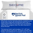 Secure Bed Exit Alarm Set for Elderly, Seniors - Hospital/Home ...