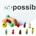 Guibest A Group Of 10 Cake Eraser Vegetable Fruit Modeling Eraser 3d ... Guibest A Group Of 10 Cake Eraser Vegetable Fruit Modeling Eraser 3d ...