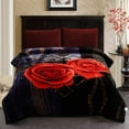 Free Shipping! Thick Warm Winter Fleece Blanket For King Bed 2 Ply ...