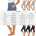 CQONEPT Capri Yago Pants with Pockets for Women Tummy Control Legging ...