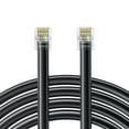 RJ12 Cable Phone Cord RJ12 6P6C Male to Male Straight Wired for Both ...