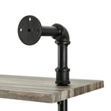 Danya B. Aurora Three Tier Pipe Shelf Unit - Walmart.com
