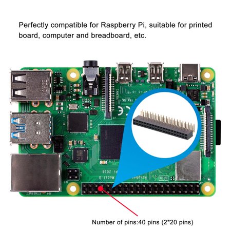 5pcs 2* 20 90 Degrees Right Angle Female Header High Performance Pin ...