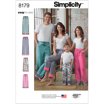 Simplicity U06859A New Look Sewing Misses' and Mens' Pajama Pants and ...