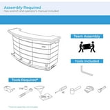 Suncast Backyard Oasis Entertainment Outdoor Bar with Pull-Out Drawers ...