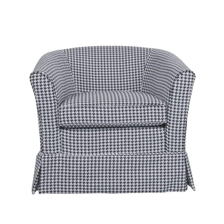 Black And White Houndstooth Chair Armchair Houndstooth Modern Design