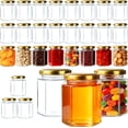 24Pack 12oz Glass Jars with Lids, 350ml Clear Candle Jars for Making ...
