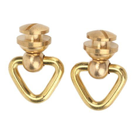 D Ring Rivets, Smoothing Edges D Shape Pull Ring Rivets 12 Sets For DIY ...