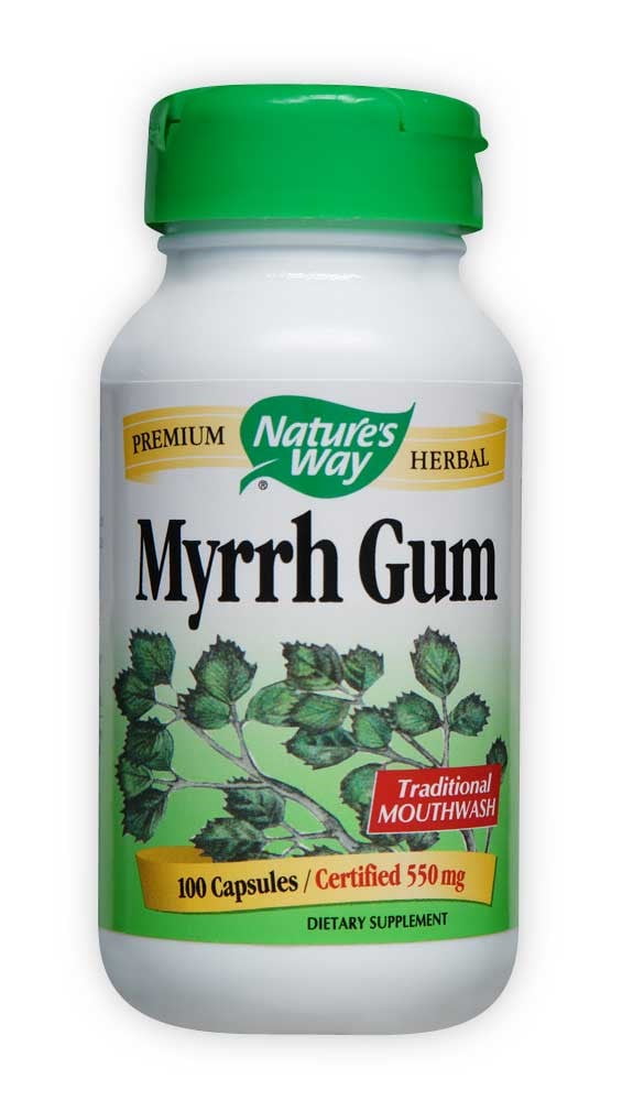 Nature's Way Myrrh Gum Capsules, 100 Ct - Walmart.com