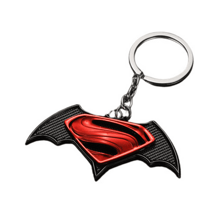 Black Red Superman Vs Batman Keychain Superman Vs Batman Keychain ...