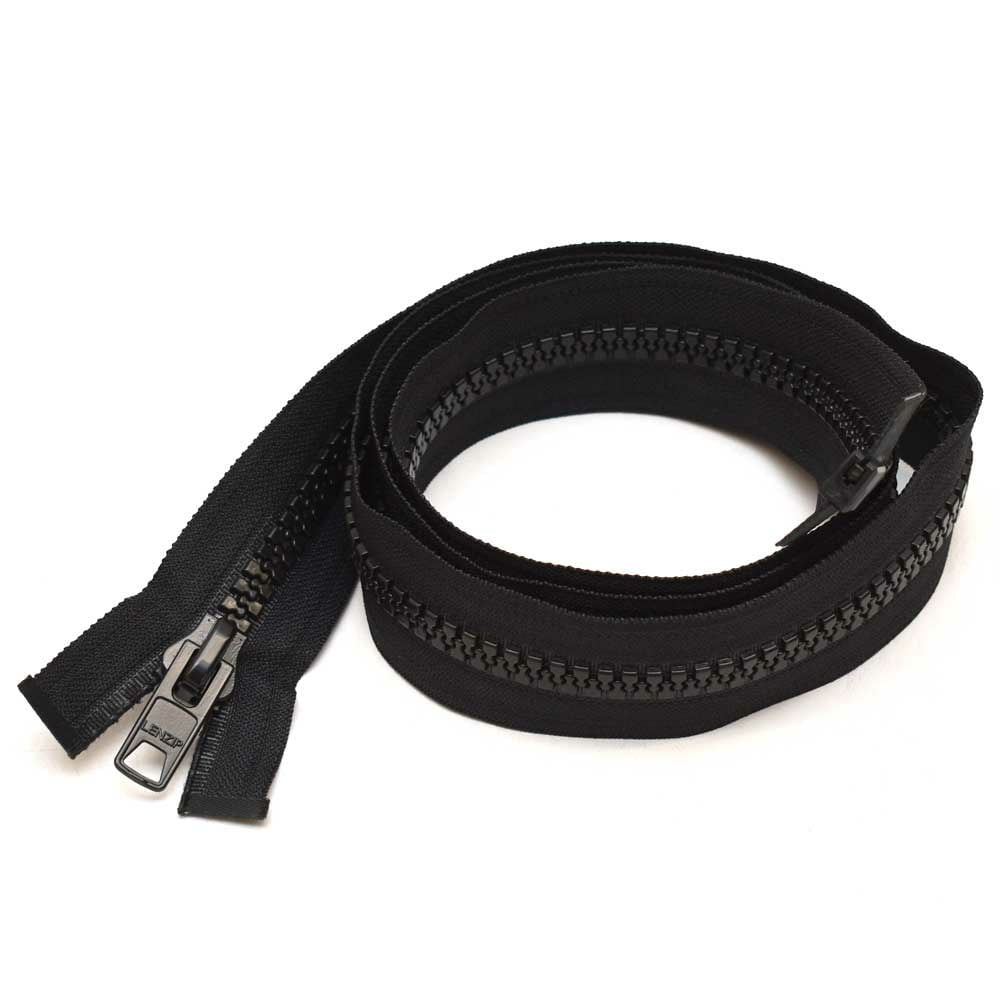 Lenzip Boat Separator Zipper | 52 Inch Black Plastic - Walmart.com