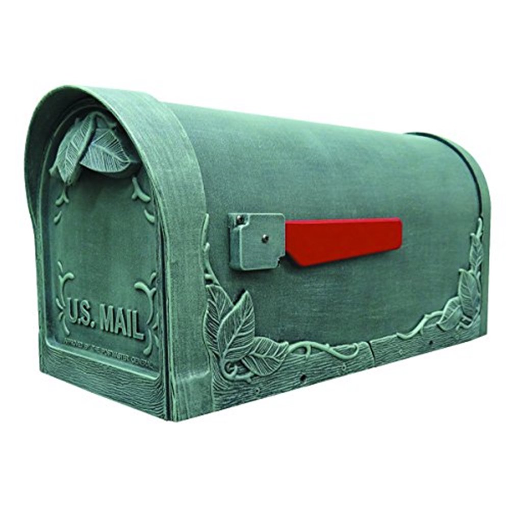 SCF-1003-VG Floral Curbside Mailbox Decorative Aluminum Flower Mailbox ...