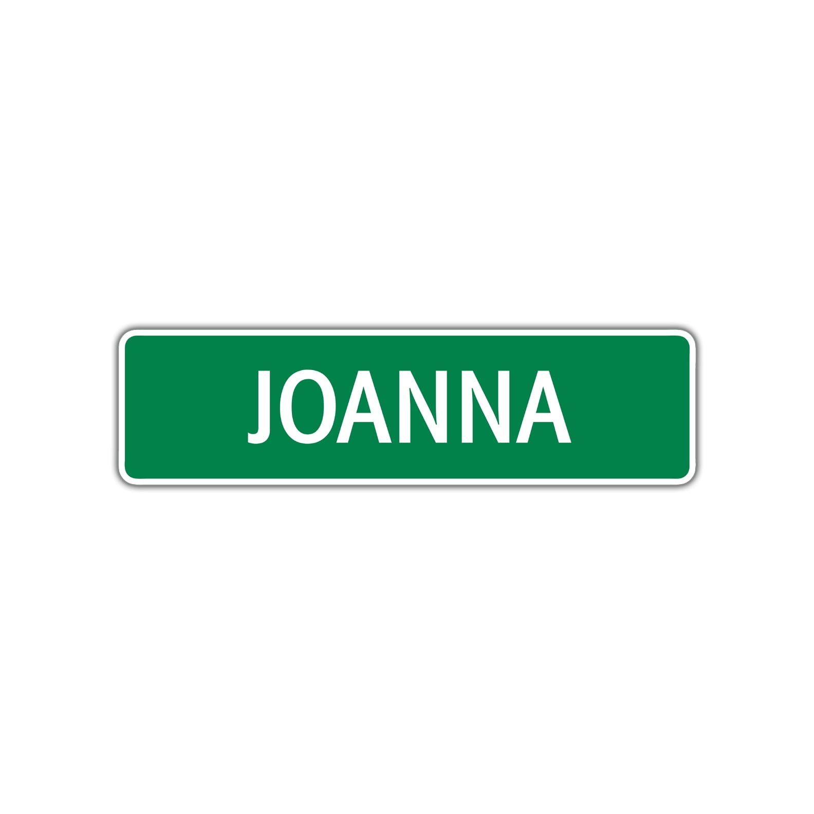 Joanna Girls Children Name Letter Printed Plaque Decoration Label ...