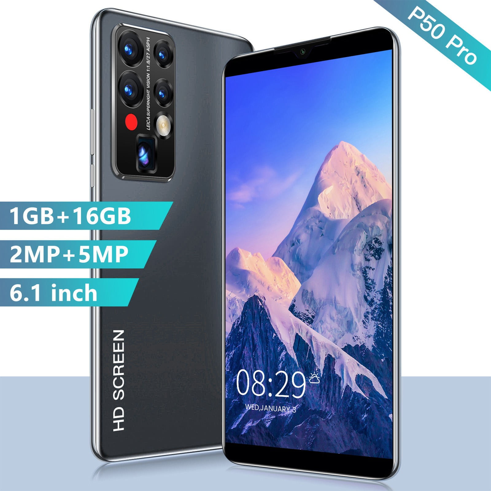 Flash Deals Iumwxz Smart Phone,Android 8.1 Smartphone HD Full Screen Phone, SIM Unlocked Smart ...