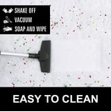 Dwelke Ultra Fluffy Rug Indoor Plush Soft Carpet for Living Room Anti ...