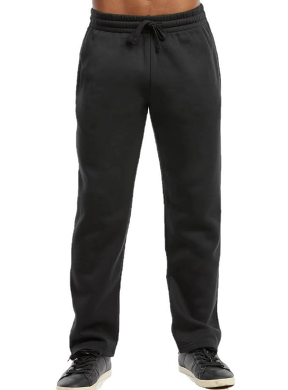 Mens Sweatpants Open Bottom