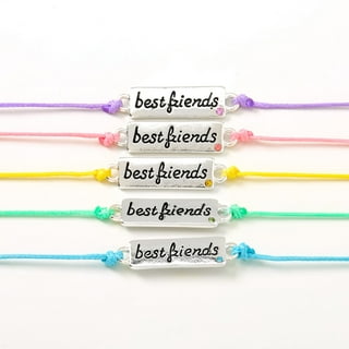 Claire’s Tween Multi-color Moon and Stars Braided Bracelets Set, 5 ...