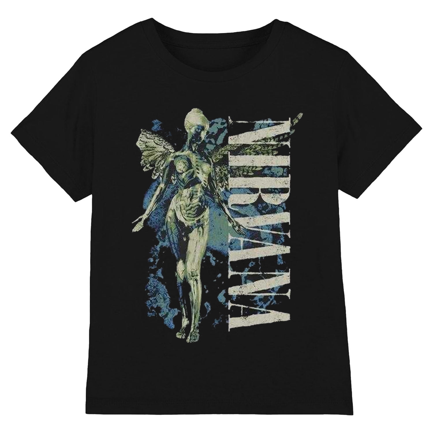 Click here for Nirvana Adult Vertical Logo T-Shirt Xl prices